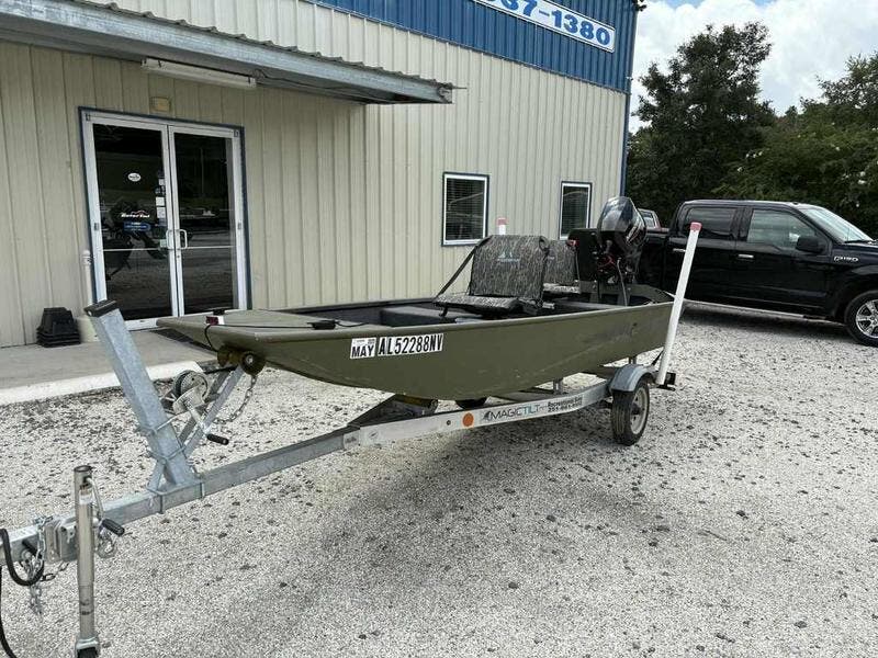 All-Purpose Fishing - 2025 Rhino Boats Wide Jon 1440 Skipjack | Motor ...