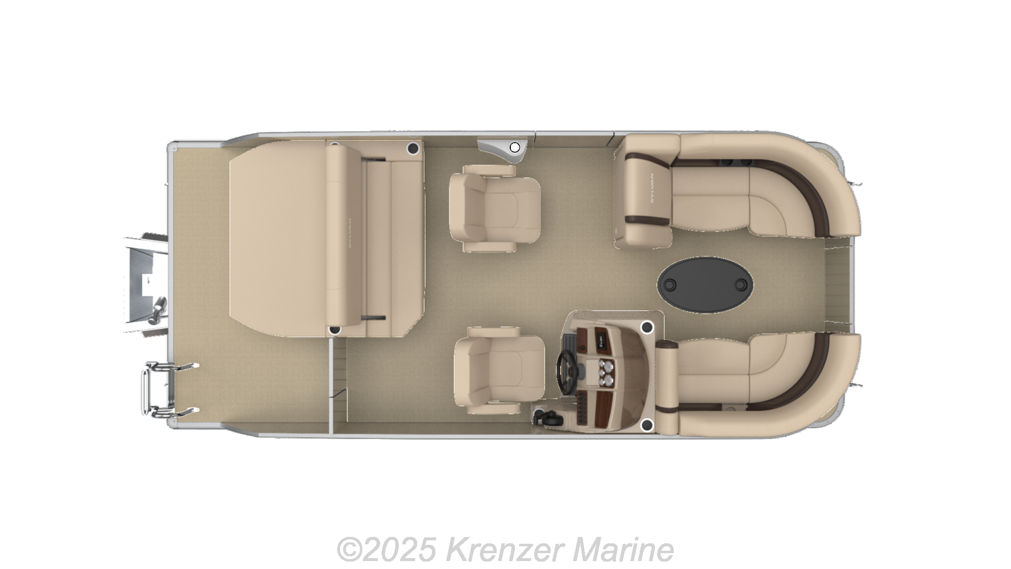 Pontoon - 2026 Sylvan Mirage 820 CLZ DH | Motor & Keel